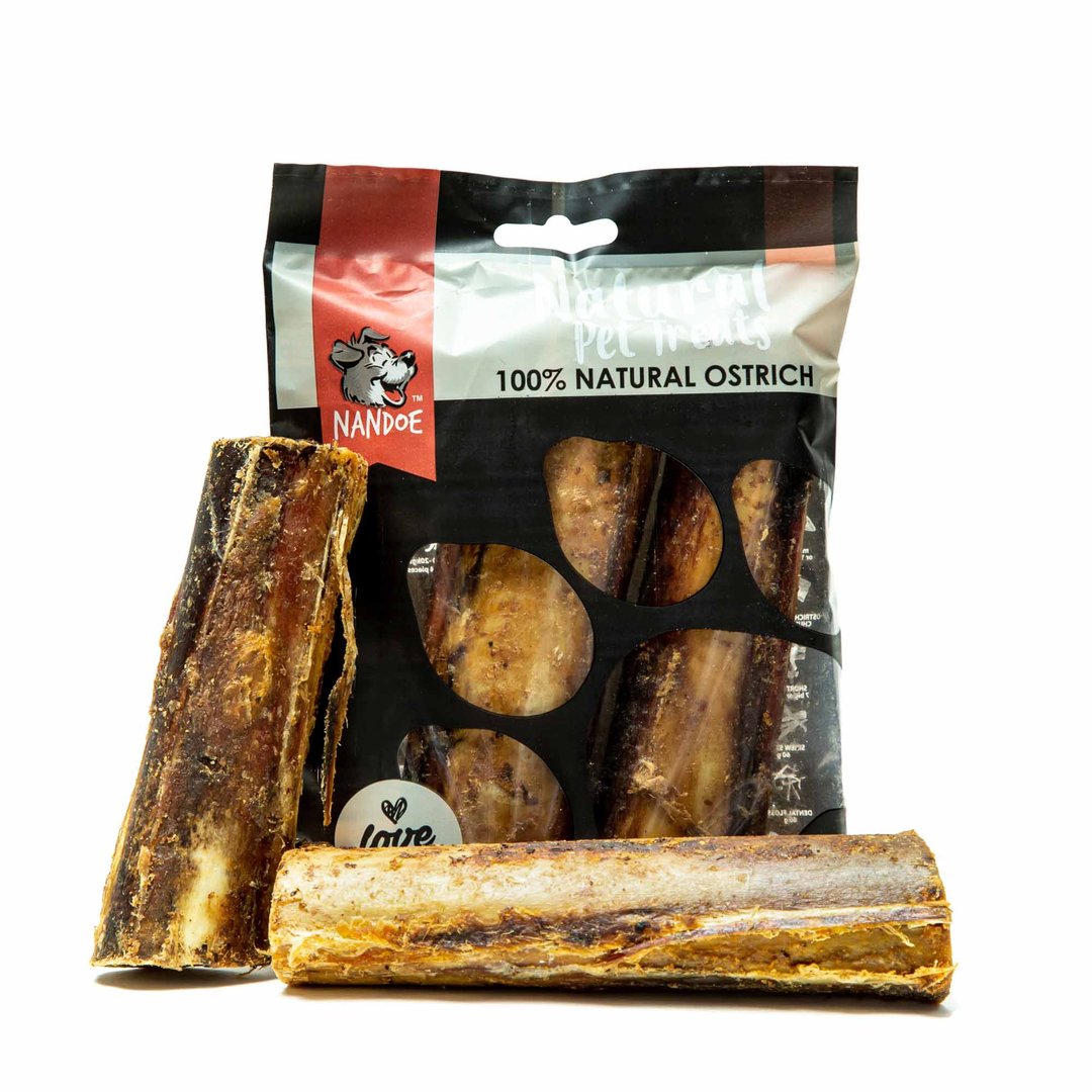 Chunky Bones Pet Treats | Ostrich Pet Treats – Karoo Ostrich Meat