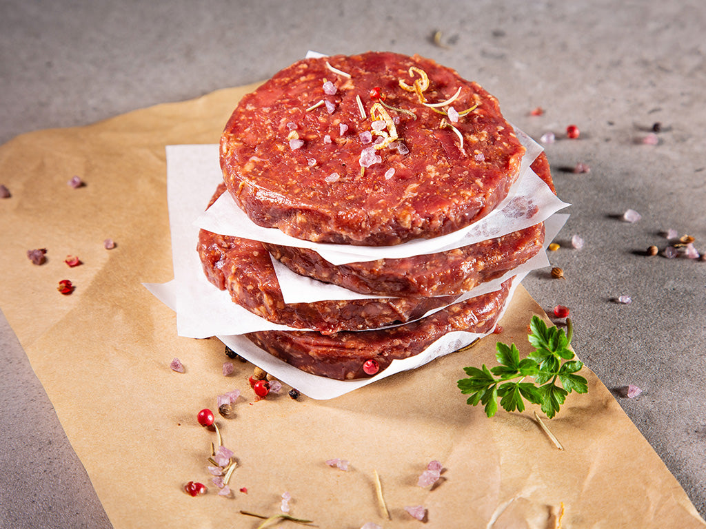 Fresh Ostrich Patties - Ostrich Meat | Gourmet Ostrich Patties – Karoo ...